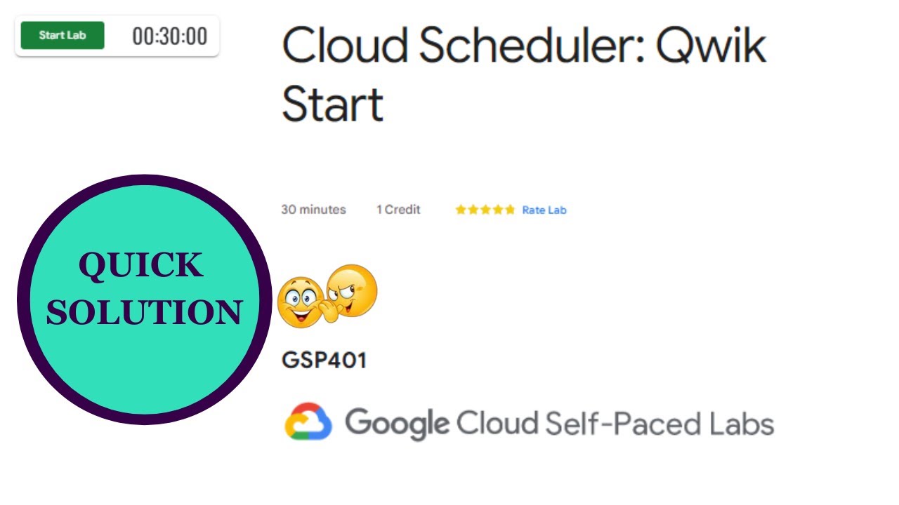 Cloud Scheduler Qwik Start Gsp401 Lab Solution Youtube