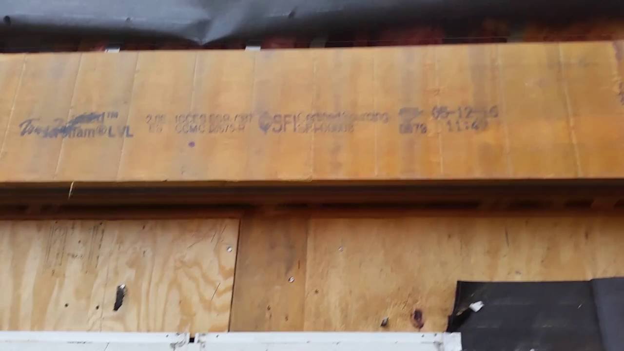 Setting steel flitch plates - YouTube