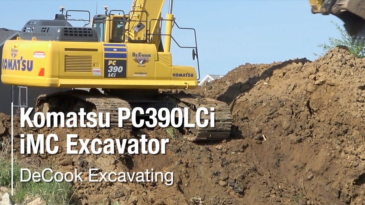 Benefits of Komatsu intelligent Machine Control for PC390LCi excavator ...