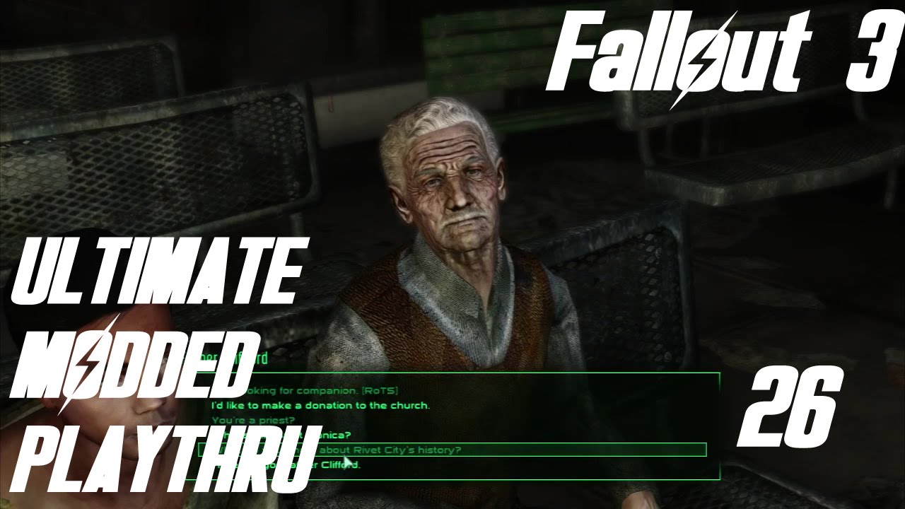 Fallout 3 Ultimate Modded Playthrough Highlights - 26 - YouTube