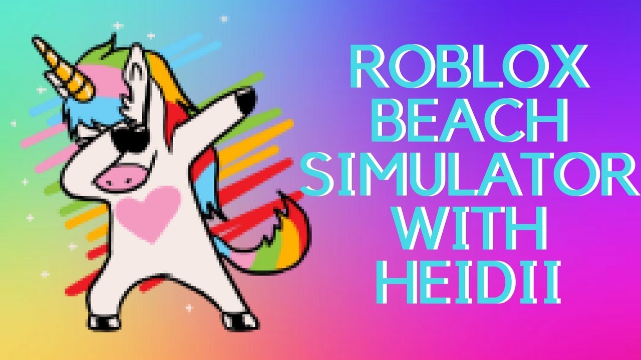 Roblox Beach Simulator With Heidii | ROBLOX Let's Play - YouTube