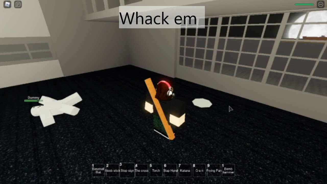 Try Roblox game: Whack em today!!! *cue 80's effects* - YouTube