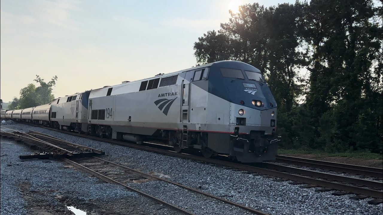 Amtrak Crescent 19: 194 71 Duluth GA - YouTube