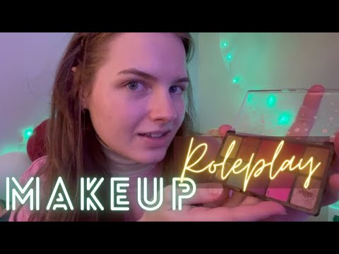 ASMR Roleplay Doing Your Makeup! (soft spoken + whispers) - YouTube