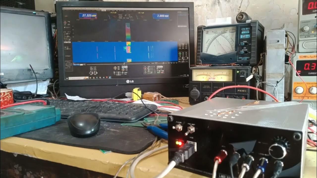 Sebelum Kirim ke Kendari test di 27MHz , antena J Pole LMR SDR V1.7 ...
