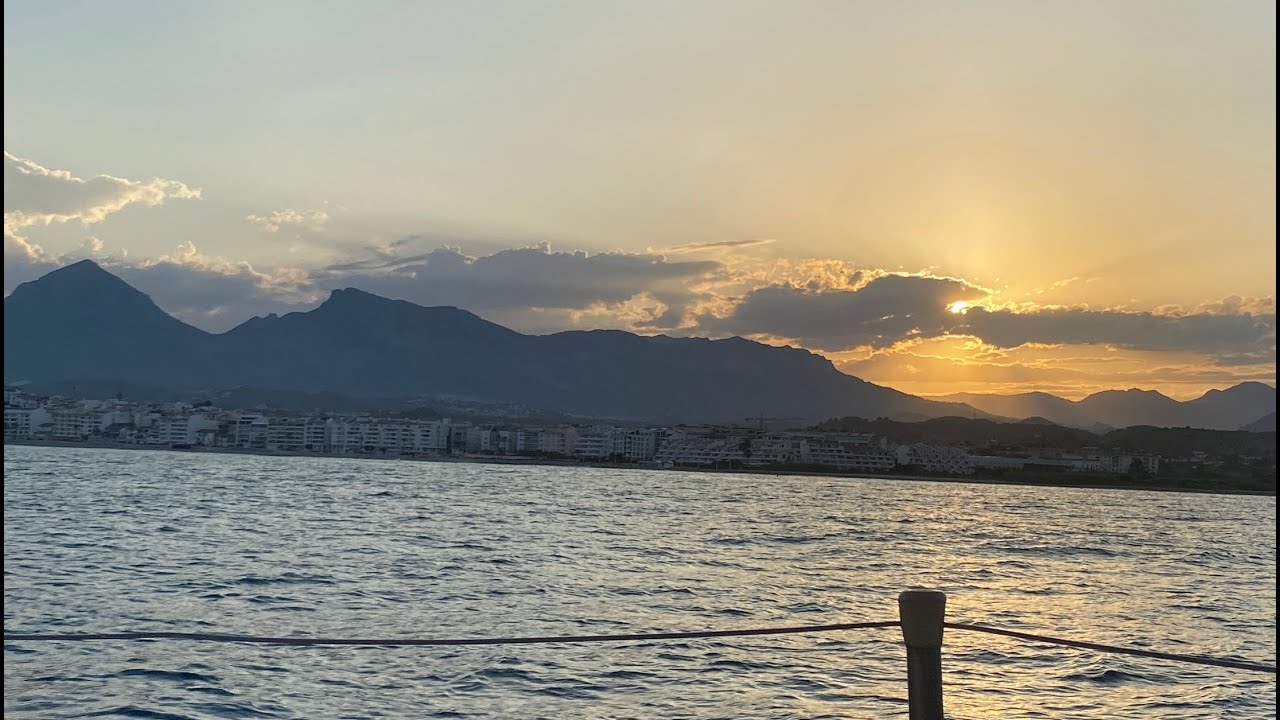 in Altea ,sunset on a catamaran (2024 June ) - YouTube