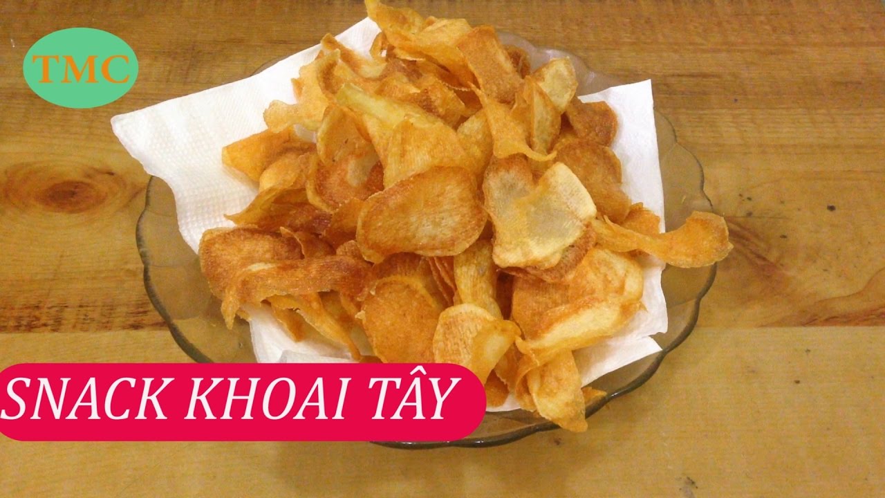 CÁCH LÀM SNACK KHOAI TÂY GIÒN TAN | How To Make Guidance As Potato ...