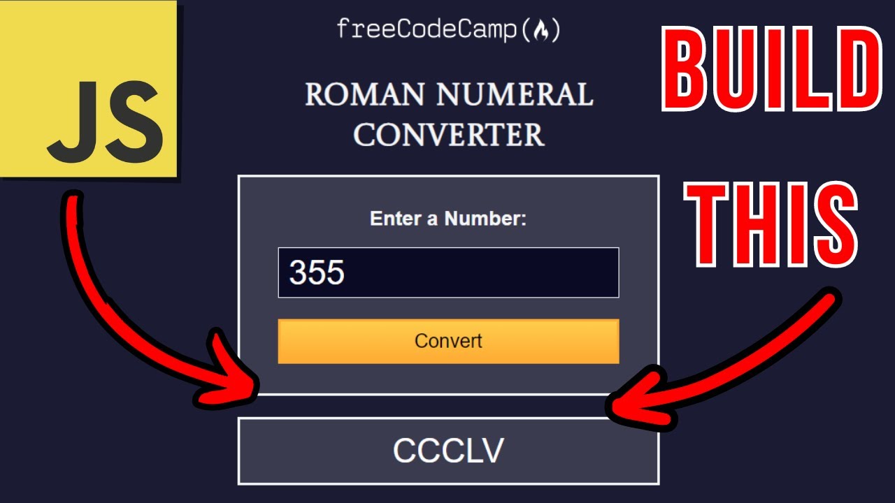 FreeCodeCamp Roman Numeral Converter Project Tutorial Walkthrough freecodecamp-roman-numeral-converter-project-tutorial-walkthrough