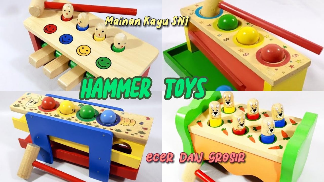 Mainan Kayu SNI HAMMER TOYS - YouTube
