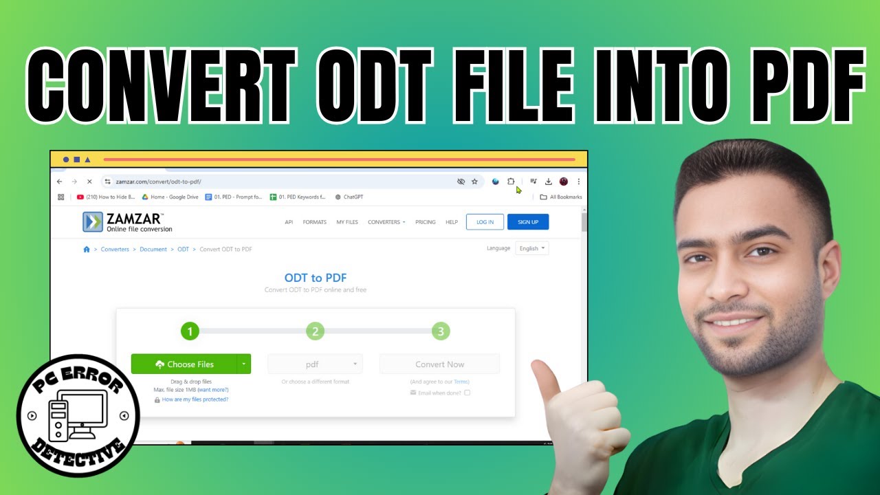 How to Convert ODT File Into PDF - For Beginners (2025) - YouTube
