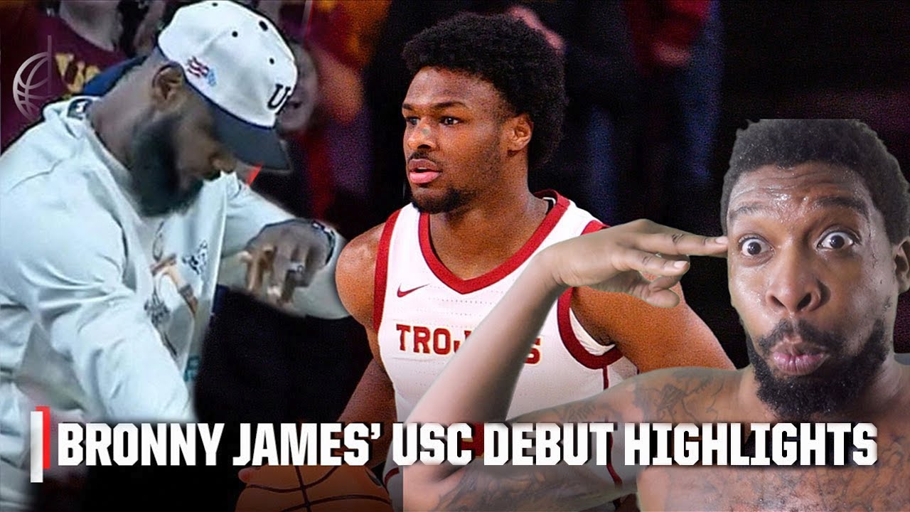 HIGHLIGHTS from Bronny James USC Trojans debut! - YouTube