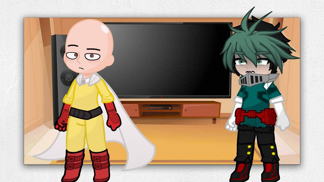 1-A React to Saitama | MHA/OPM | PT 1/2 - YouTube