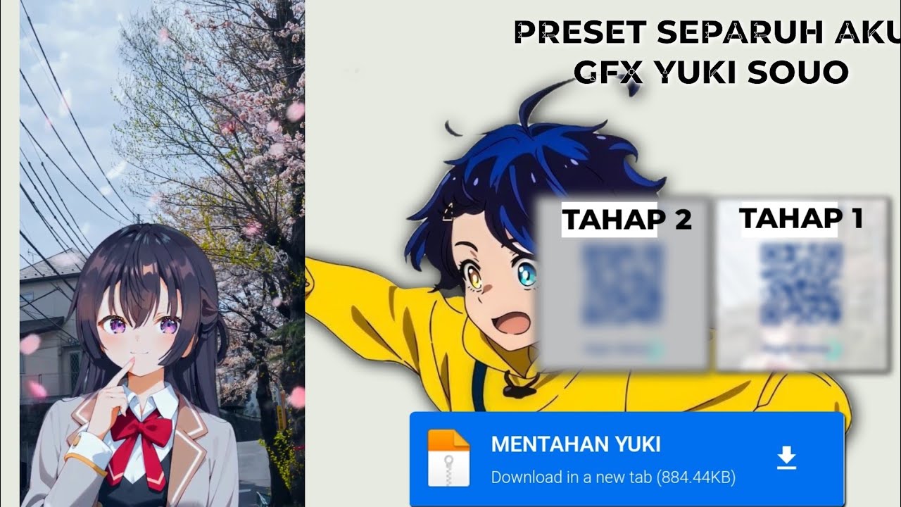 PRESET GFX - SEPARUH AKU - YUKI SOUO || ALIGHT MOTION - YouTube