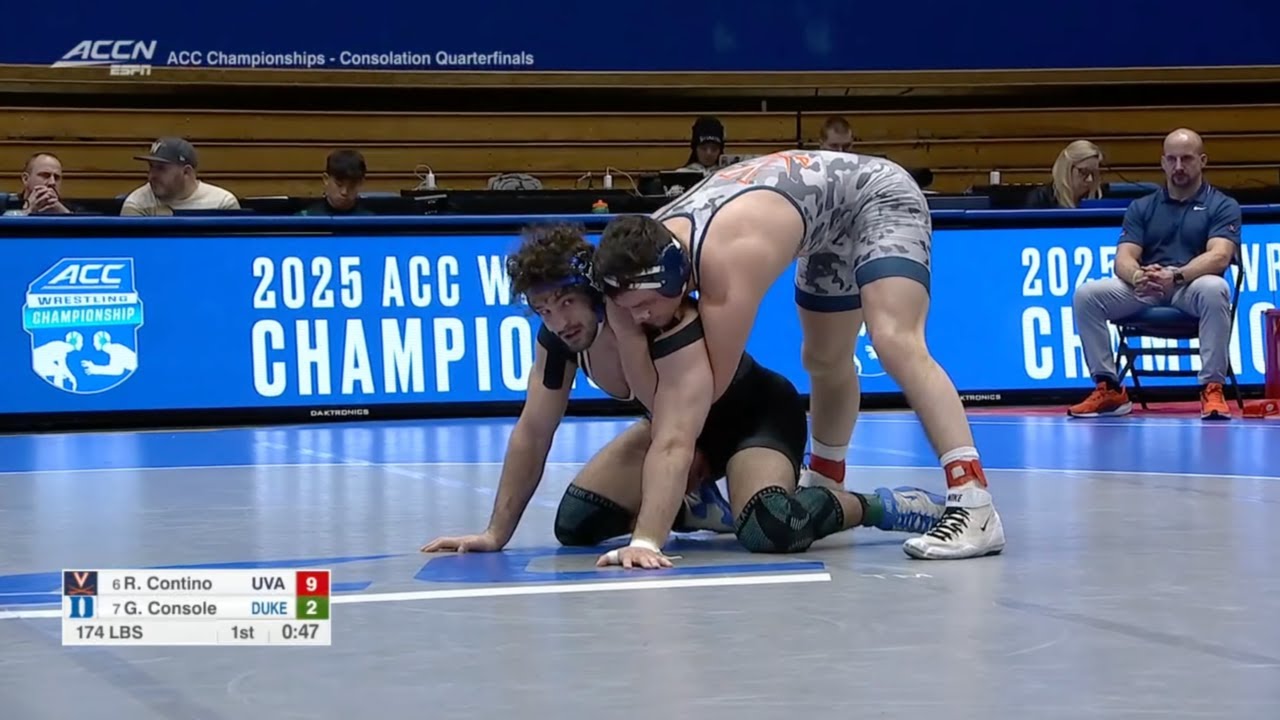 174lbs Rocco Contino (Virginia) vs Gaetano Console (Duke) - YouTube