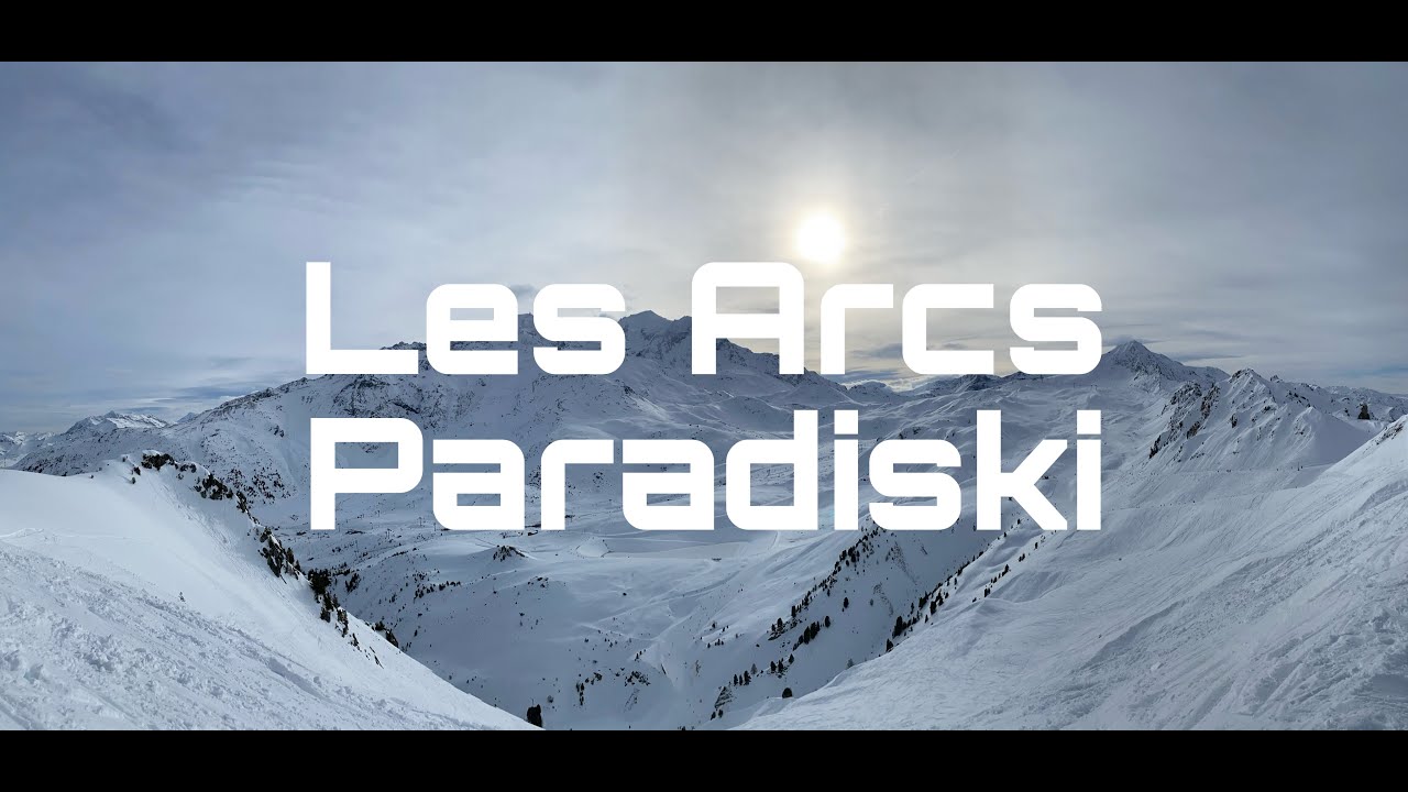 Skiing in Les Arcs 2022/2023 4K (Speed Record) - YouTube