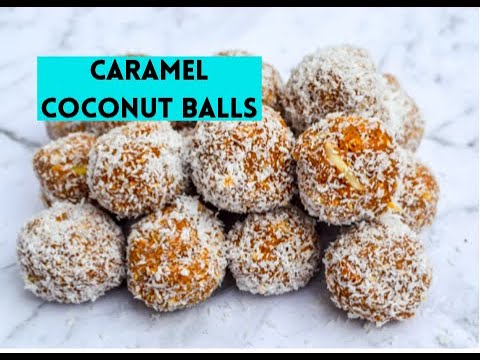 How to make caramel coconut balls - YouTube