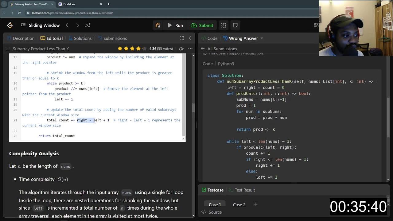 DAY 61/100 - 100 DAYS OF STUDYING DATA STRUCTURES AND ALGORITHMS - SLIDING WINDOW - YouTube