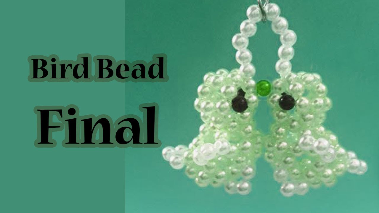 How to Make Bird Bead Craft Gift Finished || Crystal Bead - YouTube
