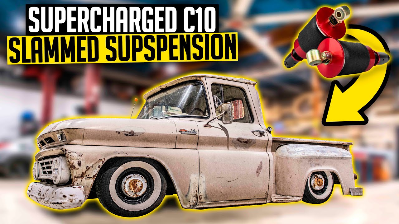 Slammed C10 Stepside Suspension Install - 1962 Chevy C10 LS Swap Ep. 3 ...