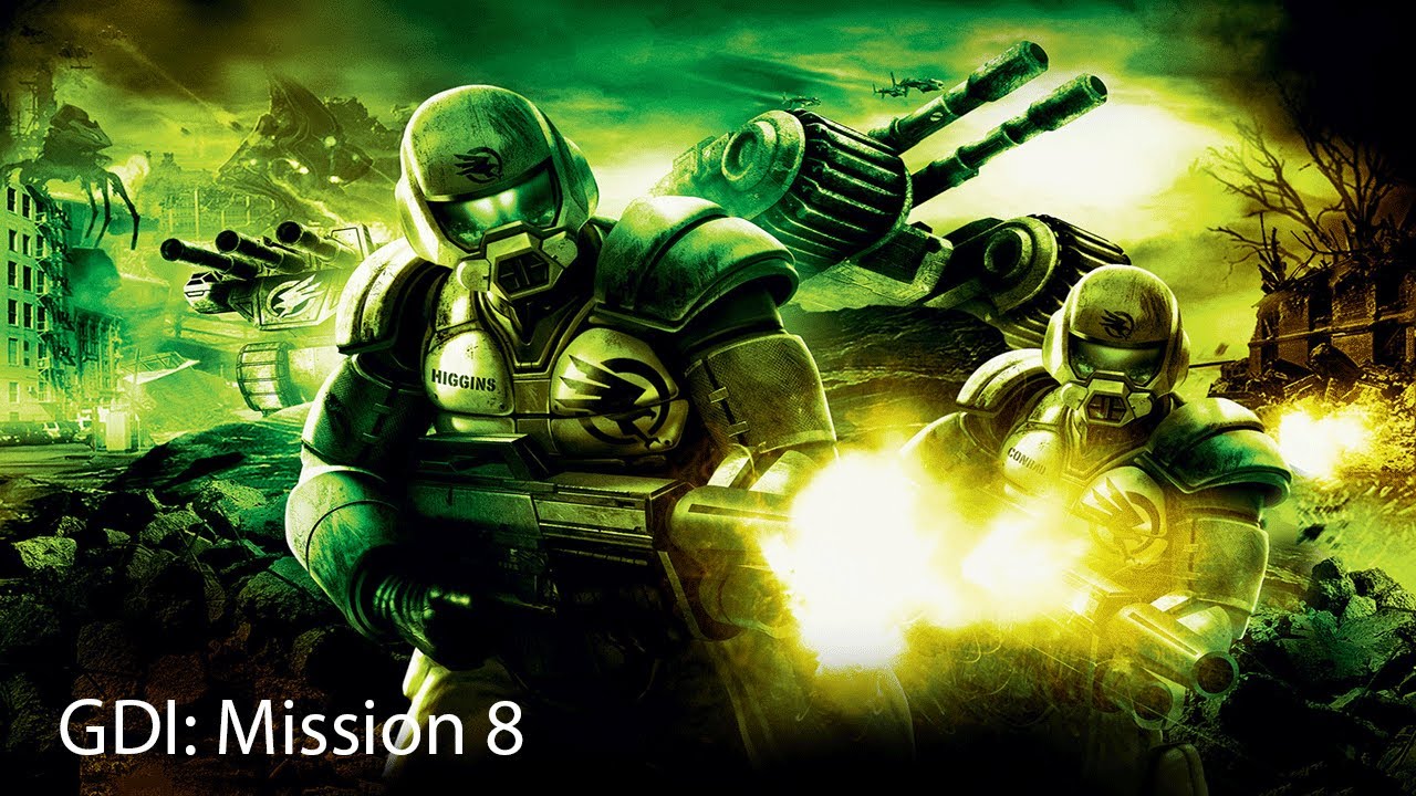C&C 3 Tiberium wars: GDI Mission 8 Zone trooper Swam :D - YouTube