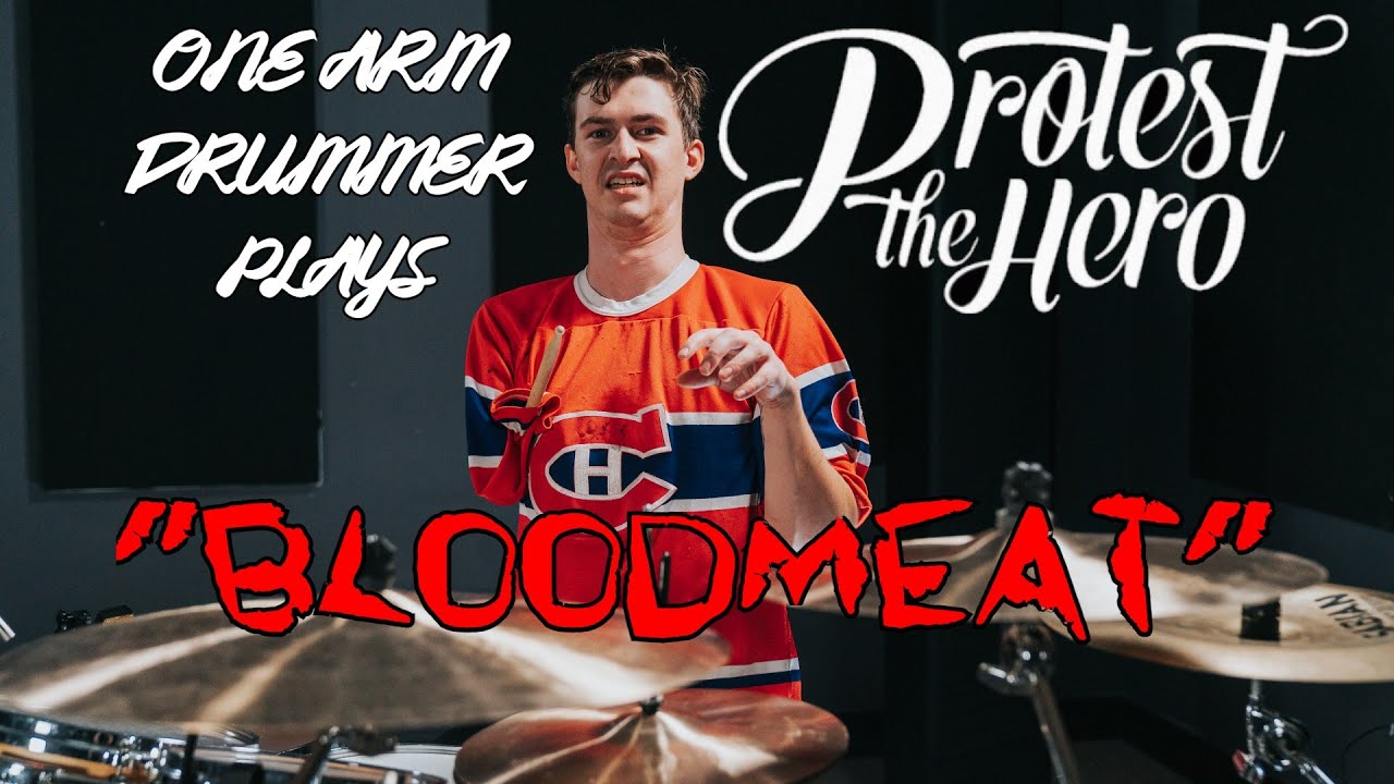 One Arm Drummer Plays PROTEST THE HERO "BLOODMEAT" - Jack Thomas - YouTube