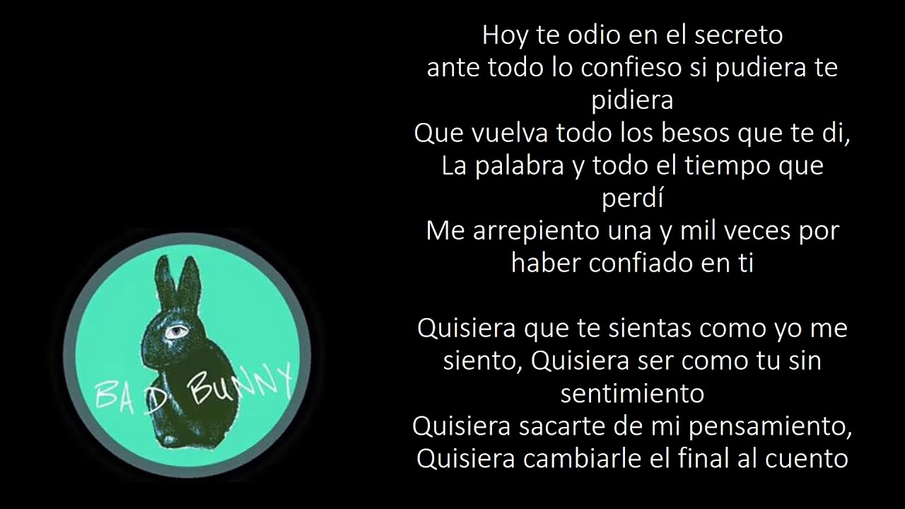 Bad Bunny-Amor Foda (LETRA) - YouTube