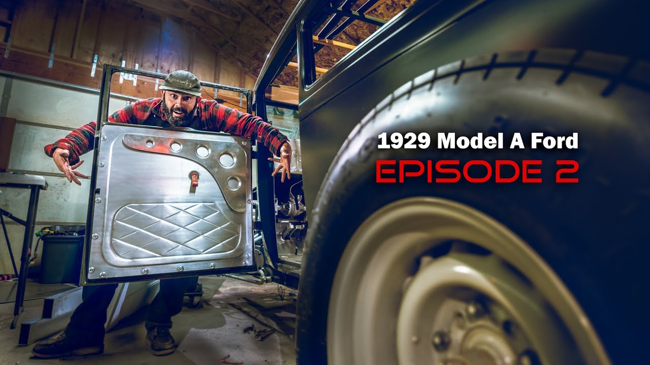 Fabricating a set of custom, bead rolled panels for the 1929 - YouTube