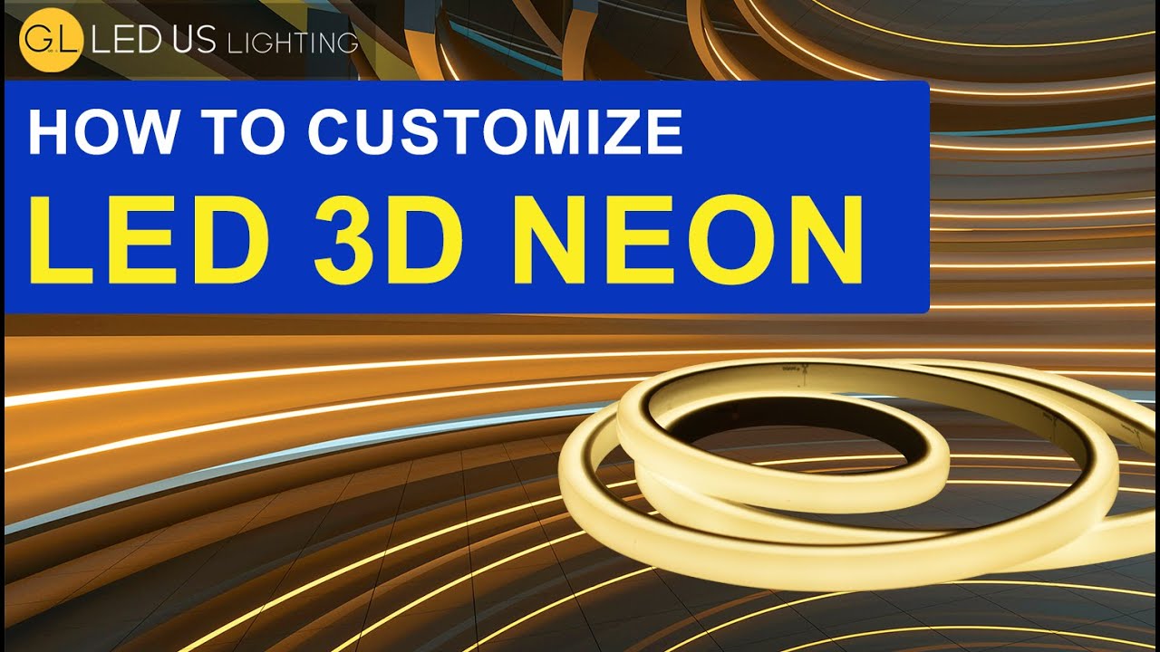 How to Customize LED 3D Neon - YouTube