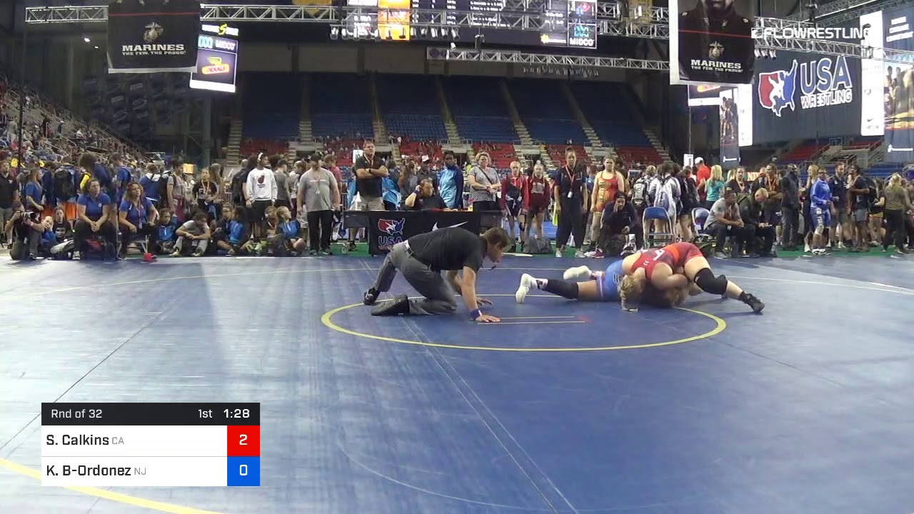 180 Lbs Rnd Of 32 Sam Calkins California Vs Kerly Borbor Ordonez New ...