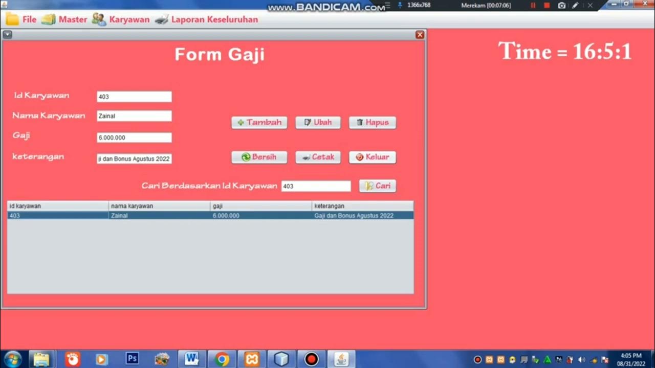 RANCANG BANGUN APLIKASI SISTEM MANAJEMEN KARYAWAN DI CV MENARA ARSMISA ...
