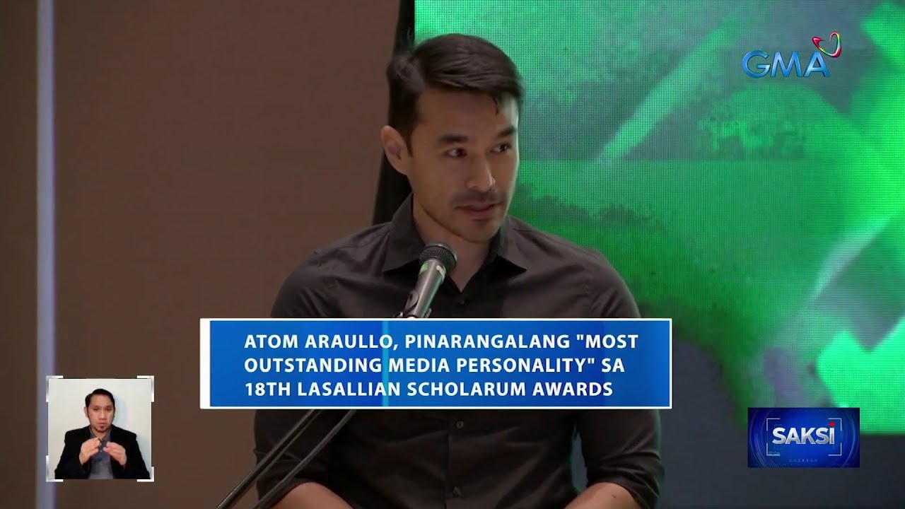 Atom Araullo, pinarangalang "Most Outstanding Media Personality" sa ...