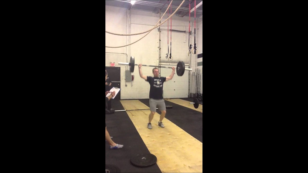 CrossFit Open 12.2 Aiden Poole Attempt 1 - YouTube