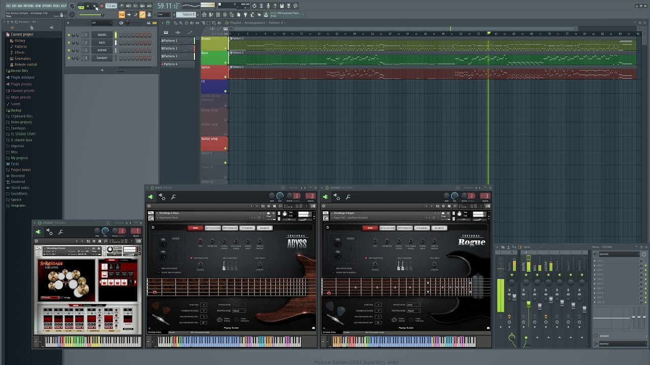 Fear Factory - Linchpin (FL STUDIO INSTRUMENTAL COVER / SHREDDAGE 3 ...
