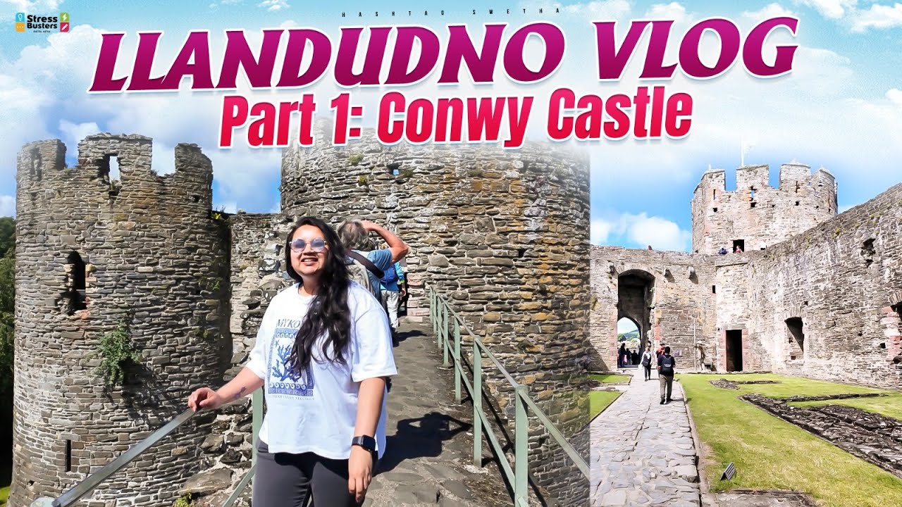 Llandudno Vlog Part 1: Exploring Conwy Castle | Hashtag Swetha - YouTube