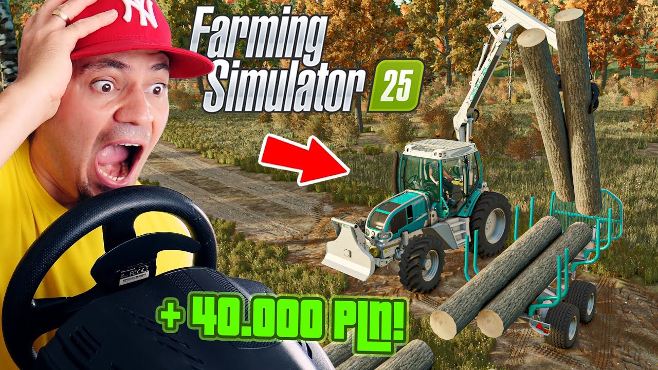 🚜 ZA TĘ PRACĘ ZAROBIŁEM 40.000 PLN! | Farming Simulator 25 - YouTube