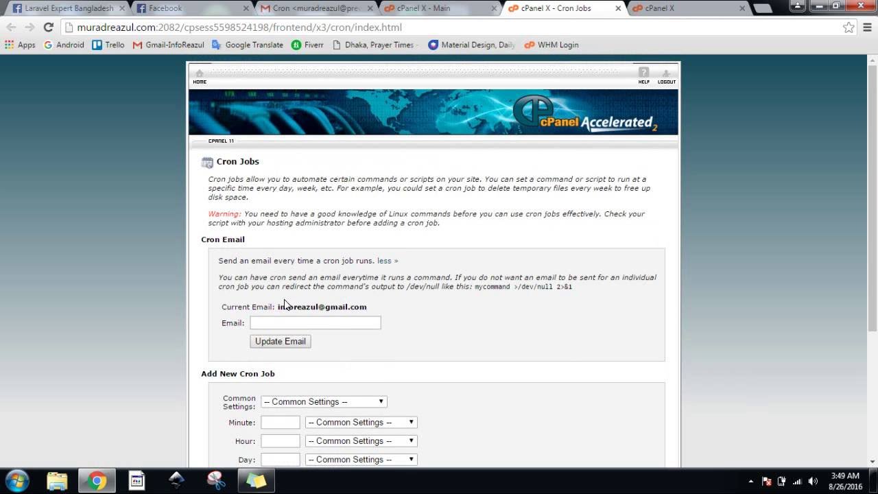 Cron Job Schedule In Shared Hosting YouTube Cron Job Schedule In Shared Hosting YouTube