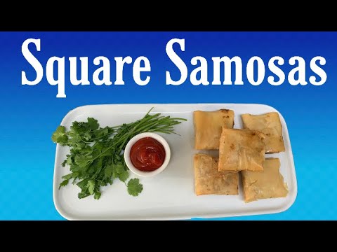 How To Make Square Samosas - YouTube