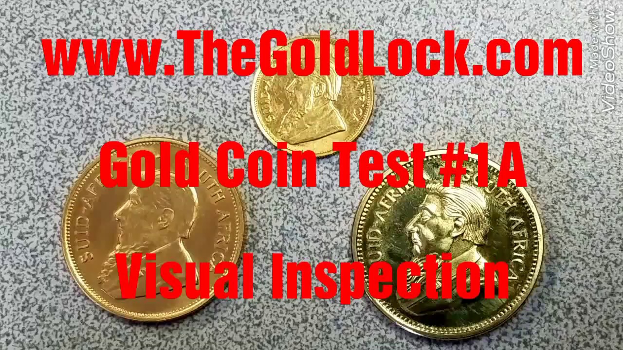 Which gold coin is fake? - Test #1A www.TheGoldLock.com - YouTube