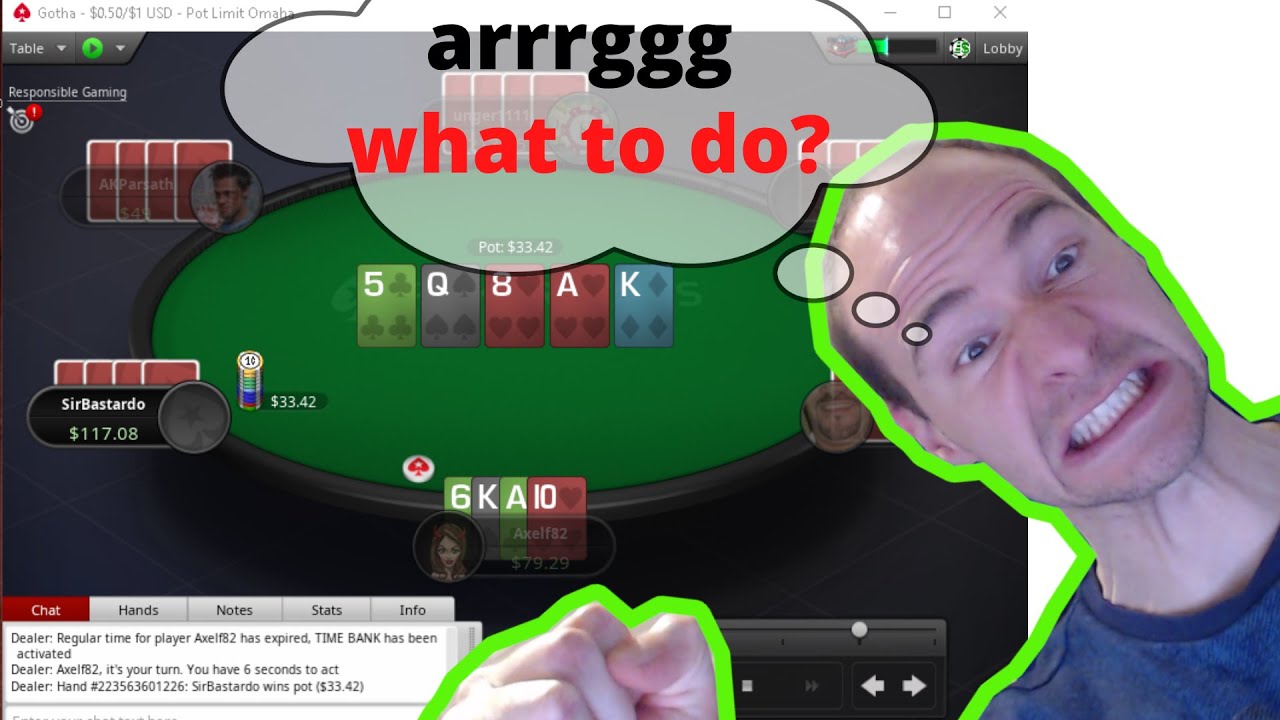 PLO study session with Preflop spots and one tough river spot, facing a donk bet - YouTube