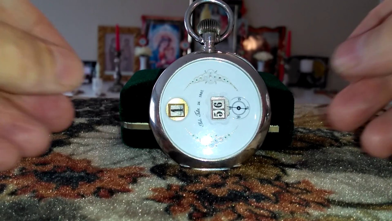 Silver Digital Dial Antique Pocket Watch ( Sold Out ) - YouTube