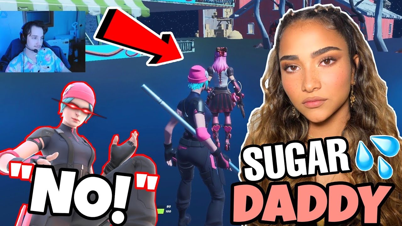 Thirsty Girl Called Me Her Sugar Daddy 🥵💦 Funny Fortnite Moments