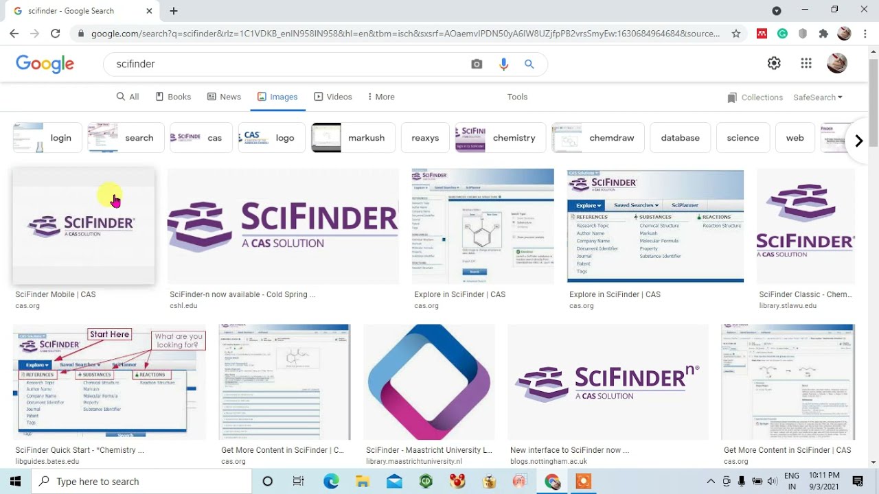 How to use SciFinder for literature search - YouTube