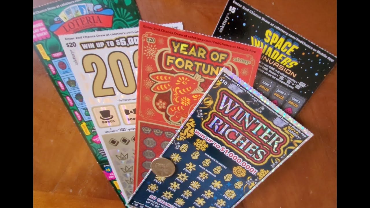 $5 $10 $20 California Lottery Scratch Off Tickets! - YouTube