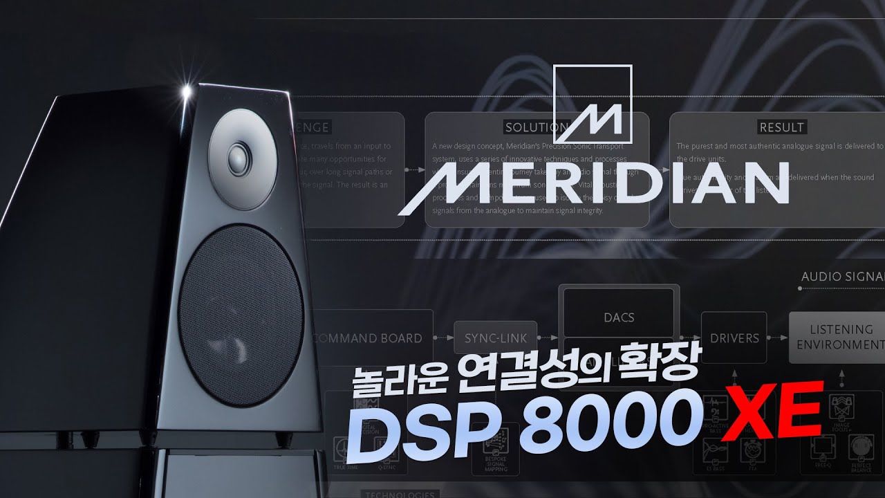 Meridian DSP 8000 XE 간단 리뷰 및 청음 - YouTube