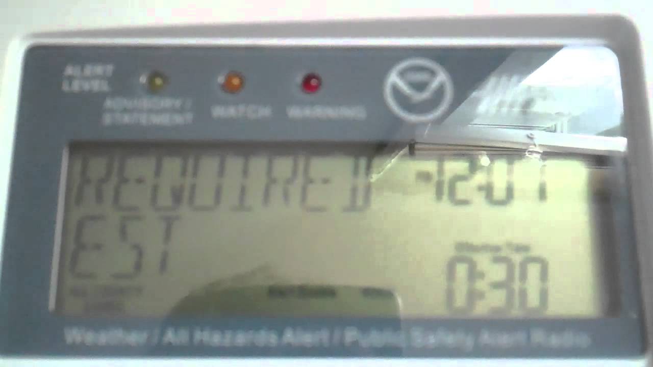 Required Weekly Test - 08/22/12 (EAS #316) - YouTube