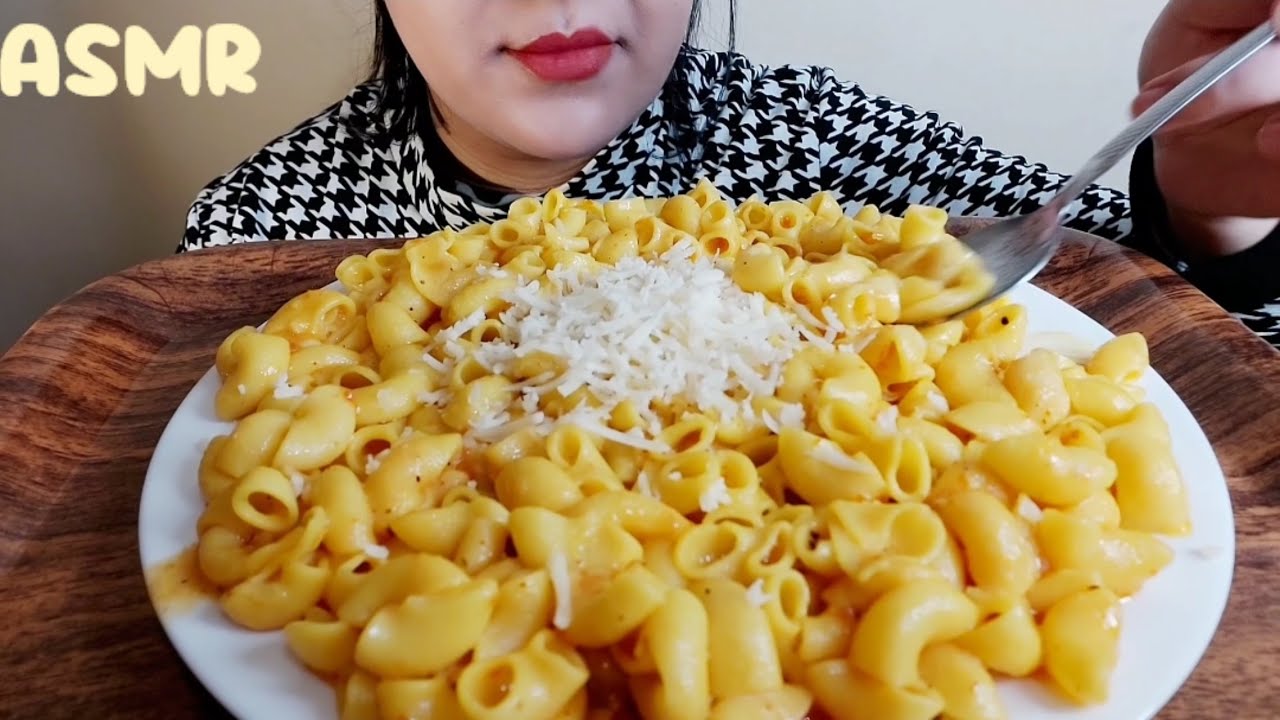 ASMR EATING MACARONI CHEESE |MUKBANG | EATING SOUNDS |Selwa's ASMR ...