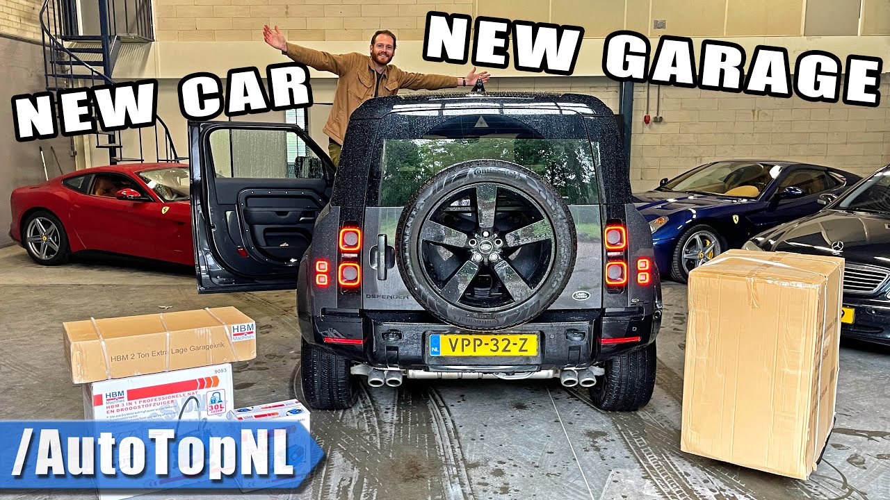 MY NEW Land Rover DEFENDER V8 at AutoTopNL HEADQUARTERS! - YouTube