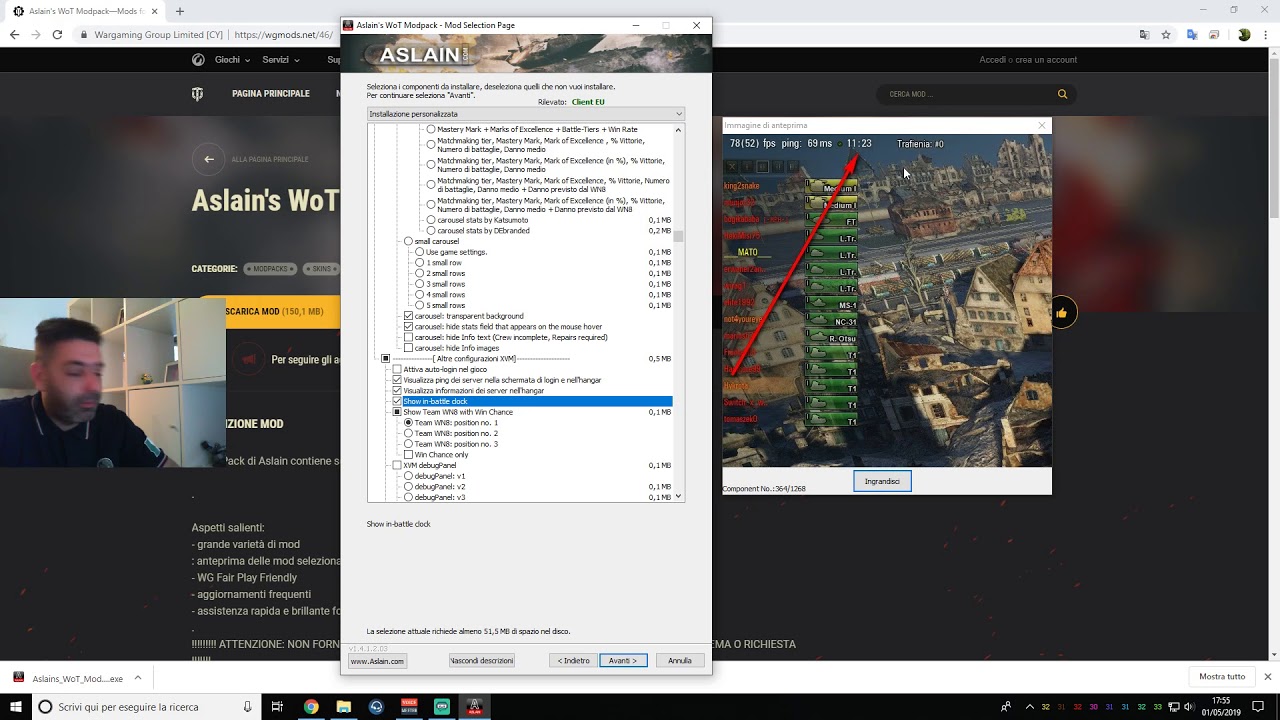 Aslain's WoT Modpack LA MIA CONFIGURAZIONE - YouTube