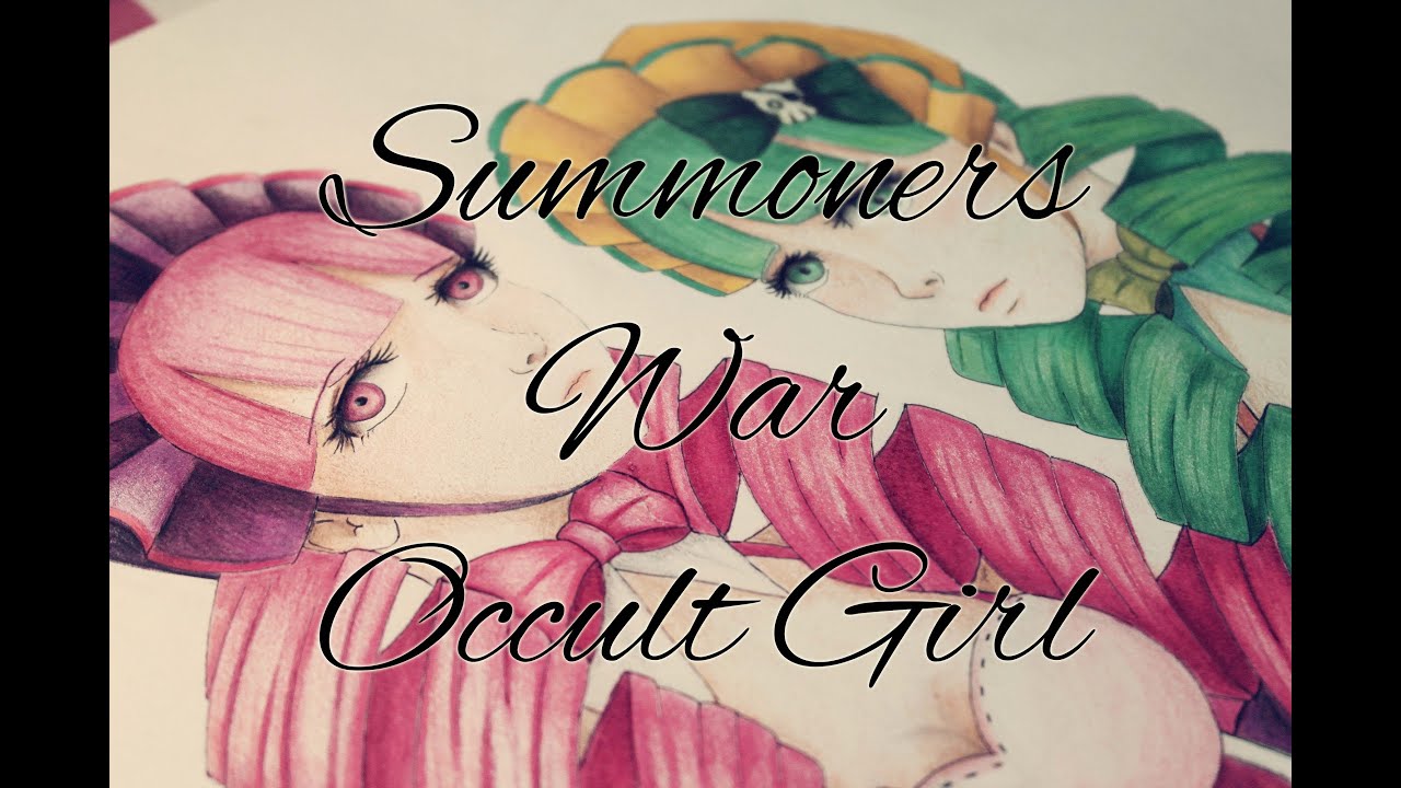 Summoner war occult girl fan art - YouTube