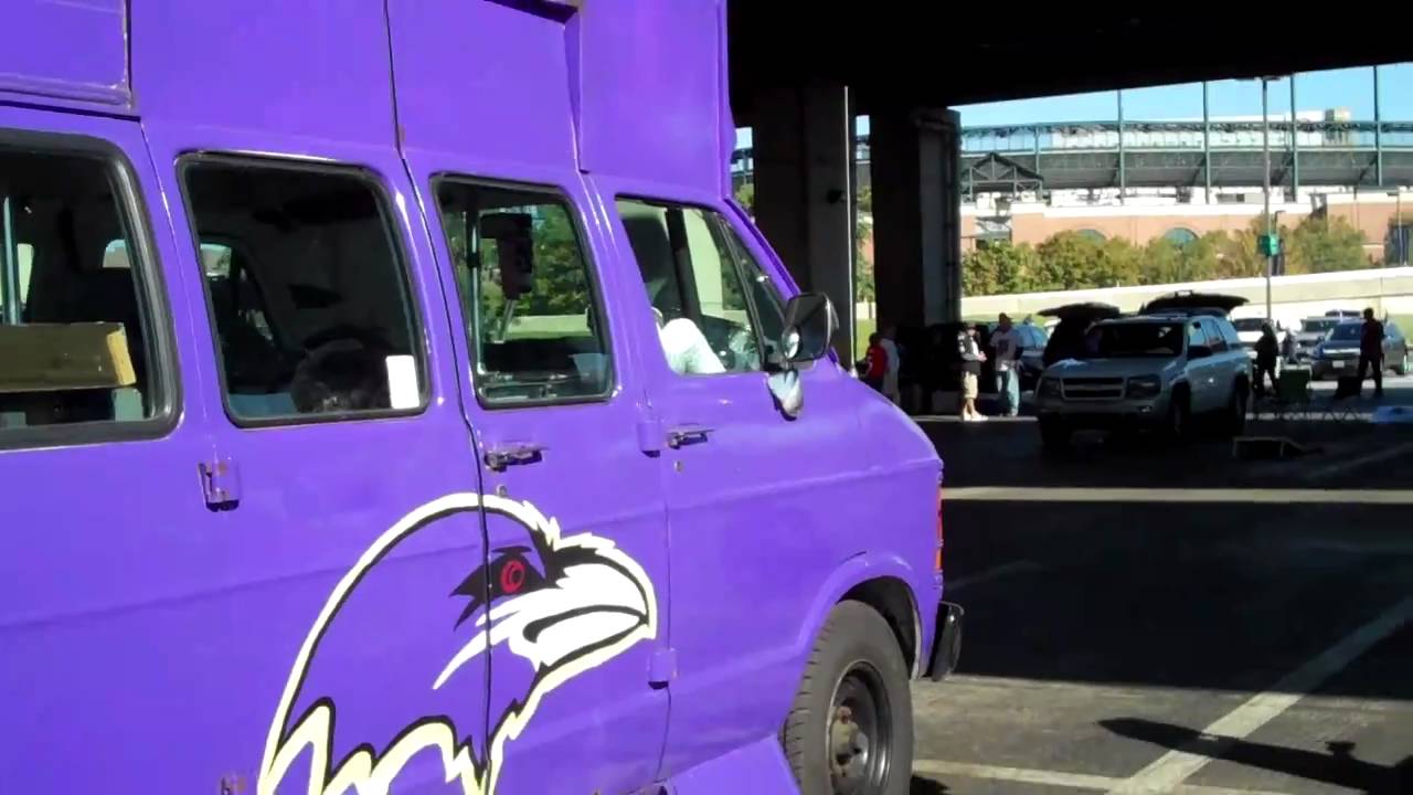 CLEAR Tailgate Tour - Team Purple Prayer - Baltimore Ravens.MP4 - YouTube